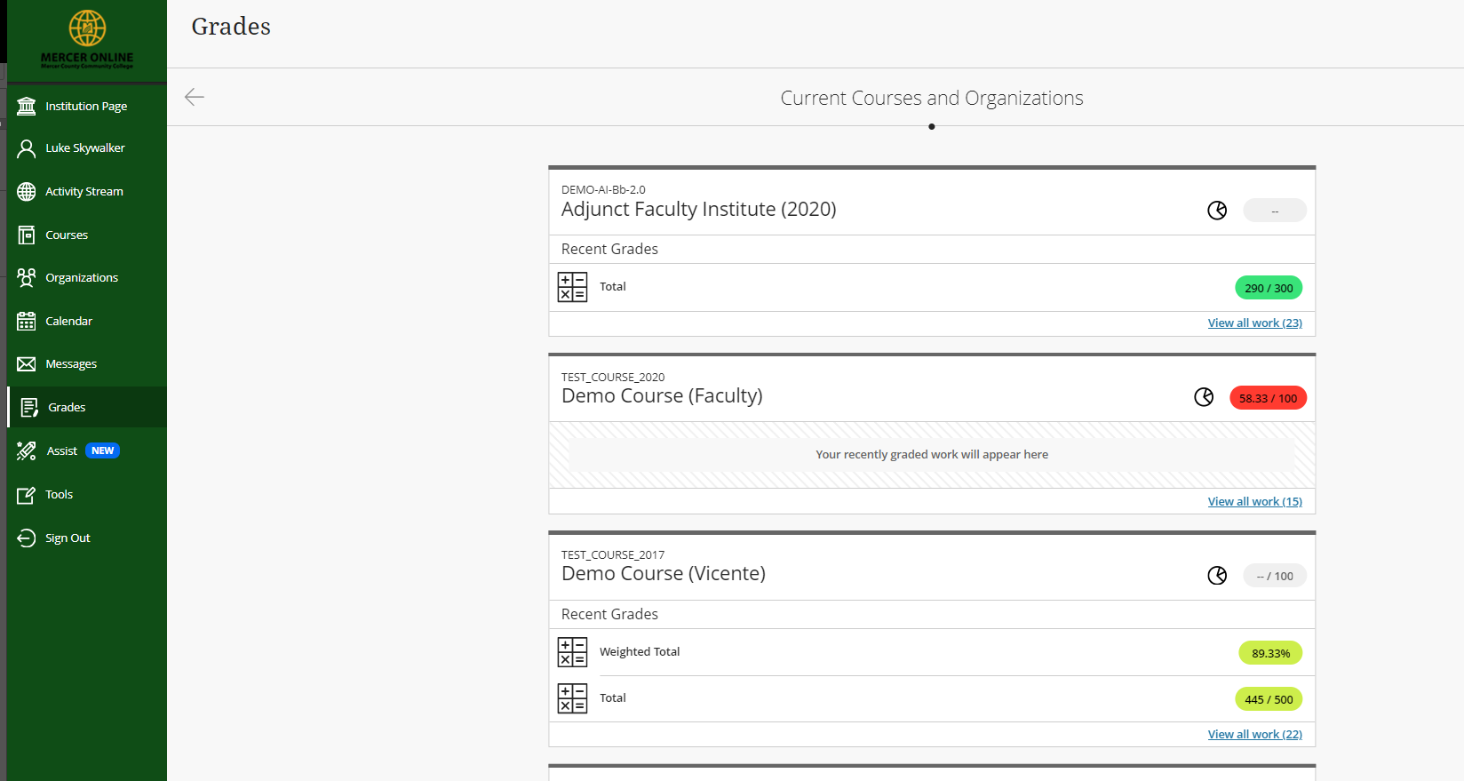 MCCC - Navigating Blackboard
